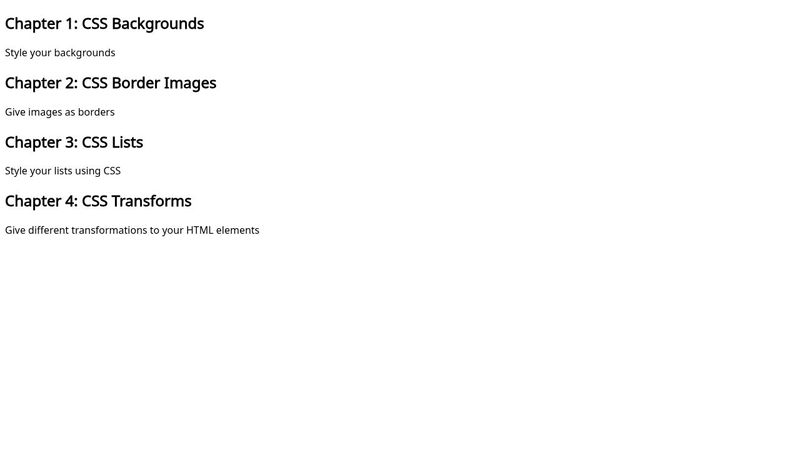 CSS counter-increment
