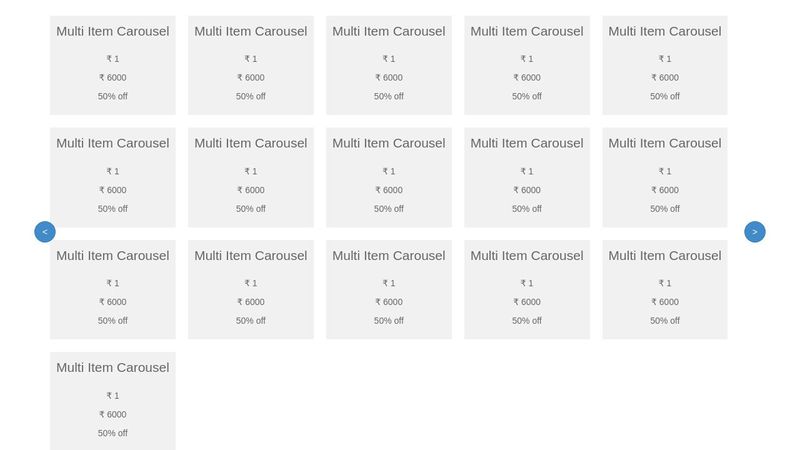 Multiple Image Slider