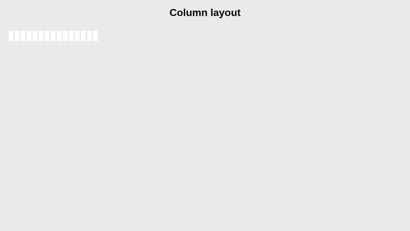 Pure Css Masonry layout