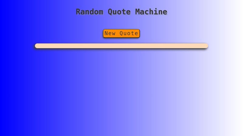 Random Quote Machine