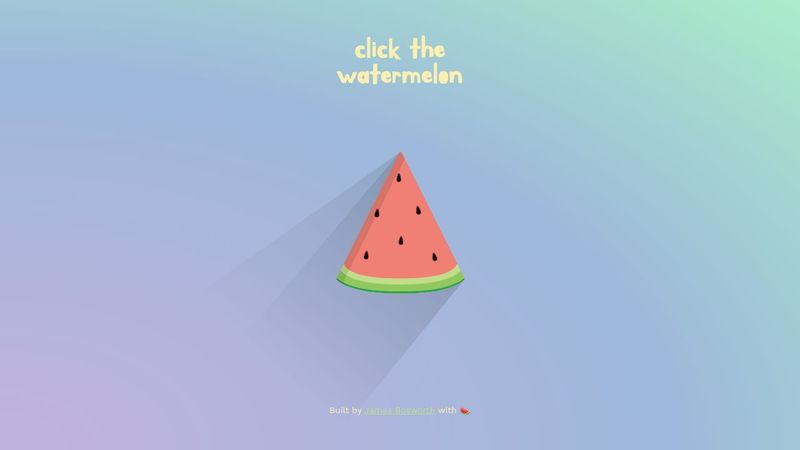 CSS Animated Watermelon SVG