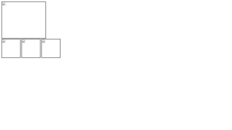 Image gallery with thumbnails in JavaScript