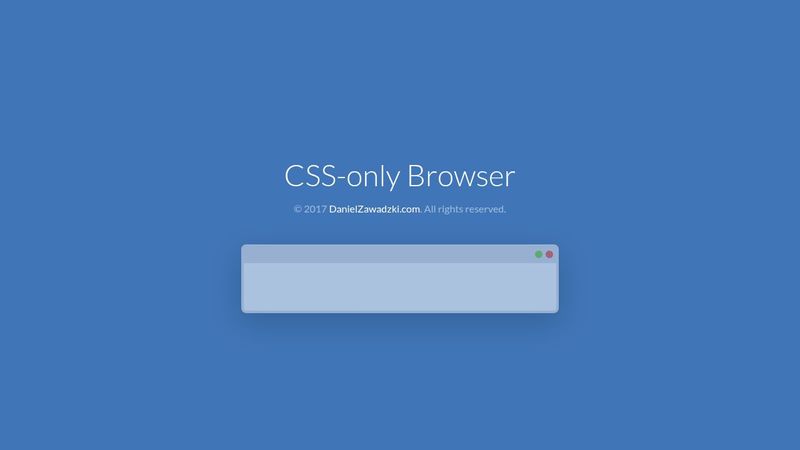 CSS-only Browser