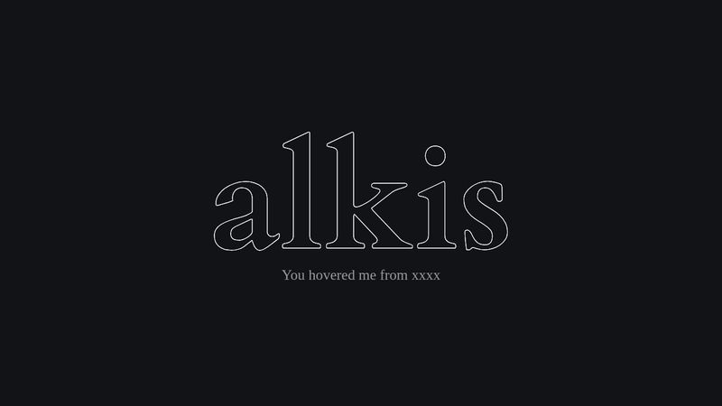 Direction aware filling text effect