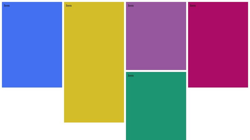 Masonry Layout(with CSS Grid)