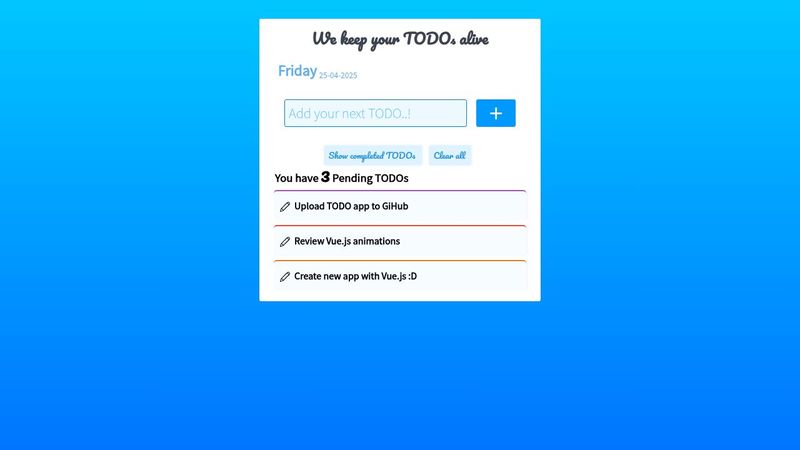 TODO app Vue