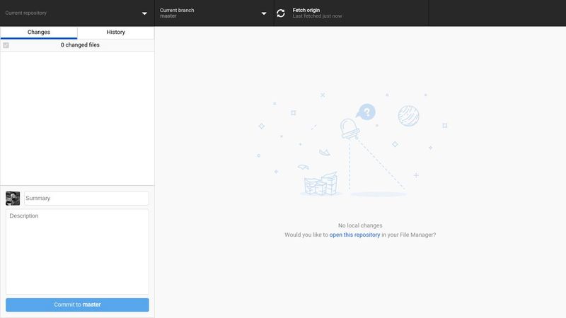 GitHub Desktop clone
