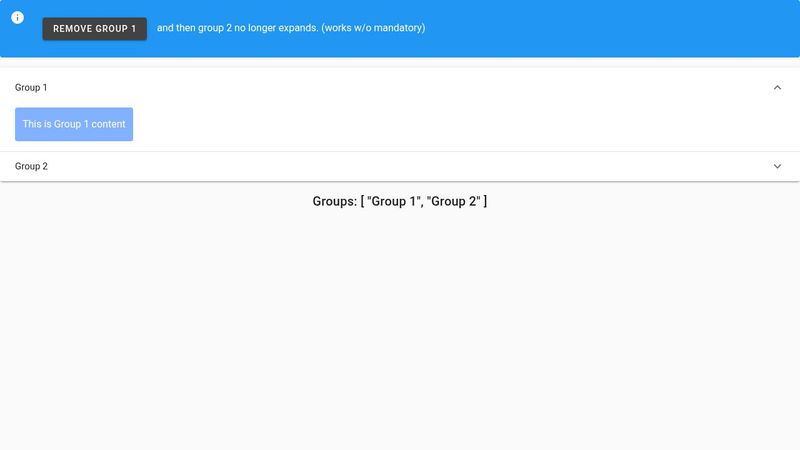 Vuetify Expansion Panel Lockup