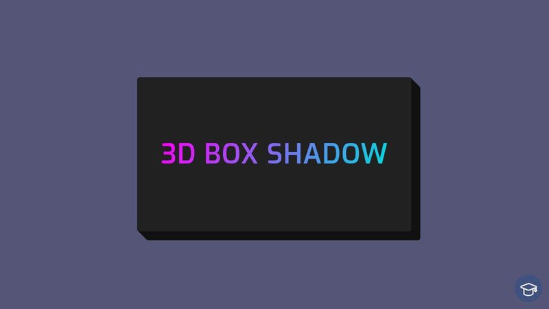 防御式 CSS--#116: 3D Box Shadow