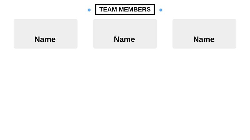 Team members animation (Only CSS)