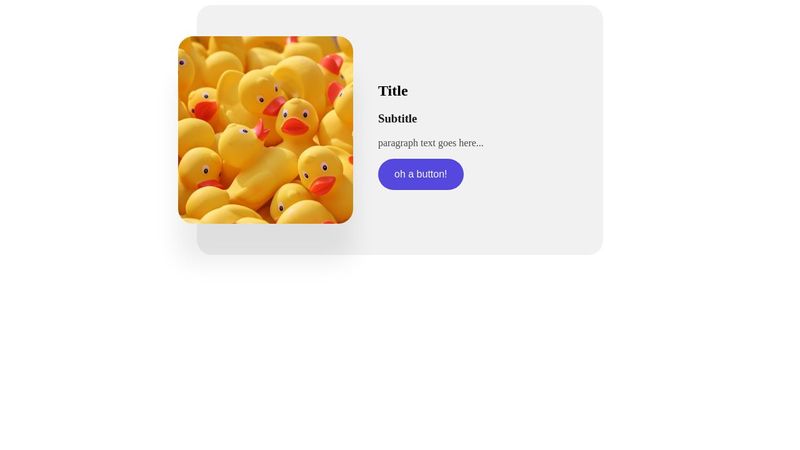 Card - overlap responsive