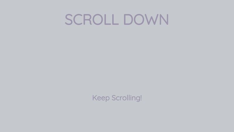 Simple JS Scroll Reveal Animation
