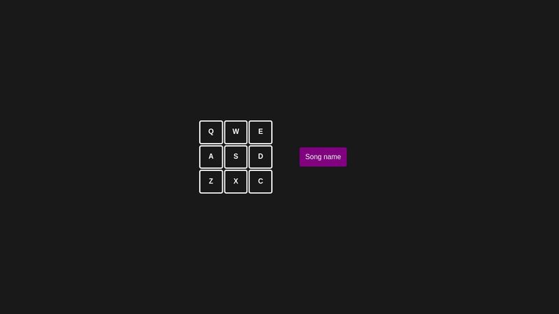 FCC drum machine challenge, in reactjs