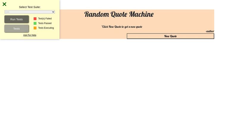 freeCodeCamp - Random Quote Machine