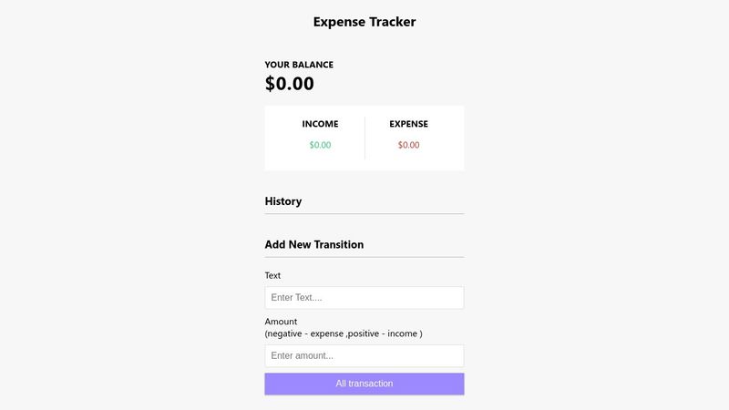 Expense Tracker
