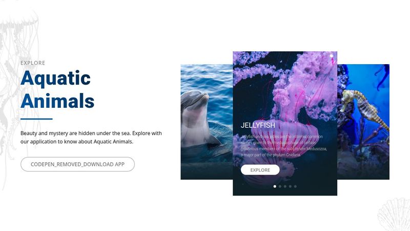 Landing page with swiper.js