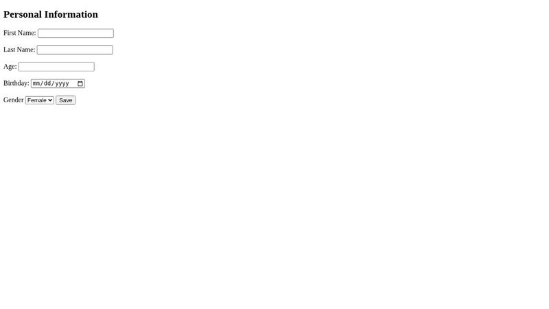 Module 2 Day 2 Lesson 1 : HTML forms Exercise 1