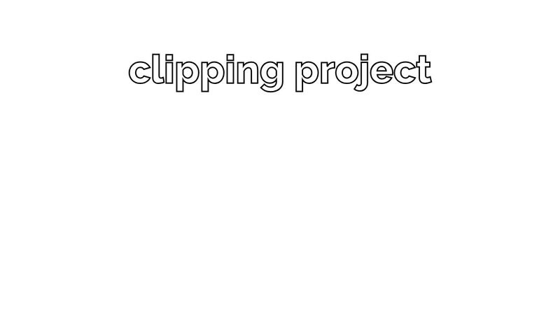 CSS Clipping Overlay Experiment with Image and Text