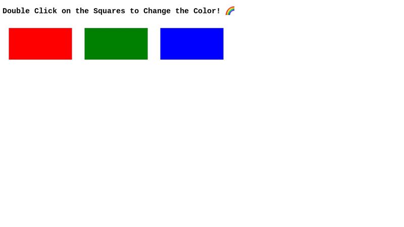 Simple JS to randomly change color