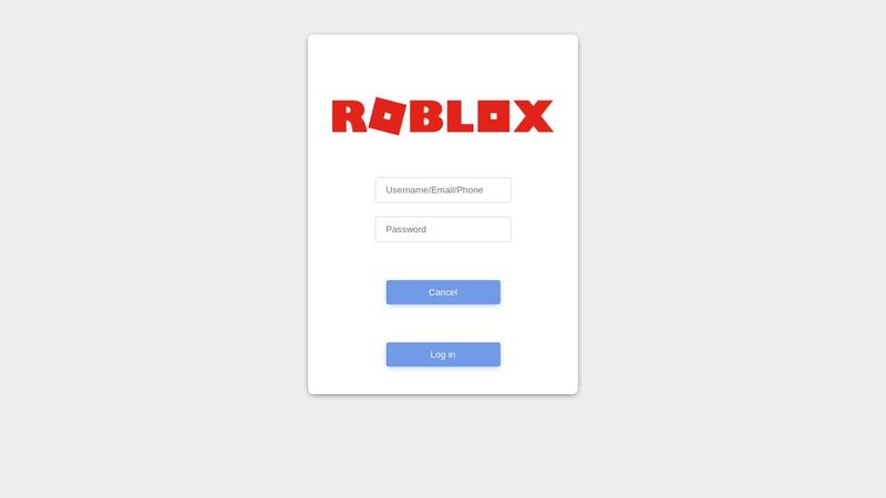 Roblox Login