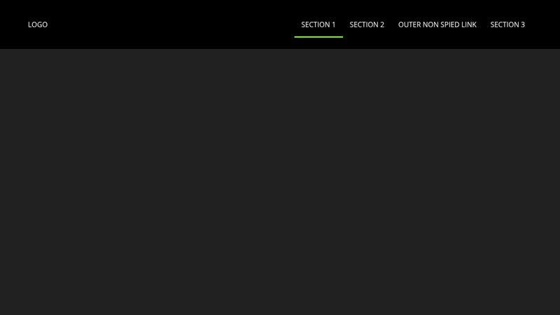 jQuery scrollspy and smooth scroll to the section