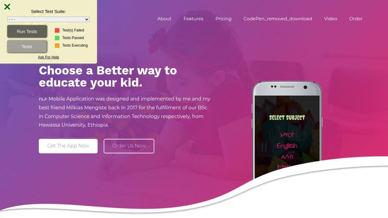 FCC: Product Landing Page