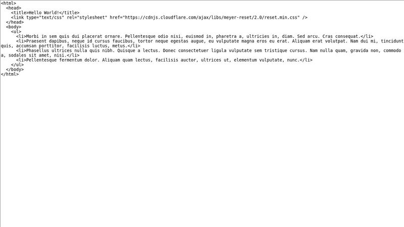Simple HTML Beautifier / Formatter