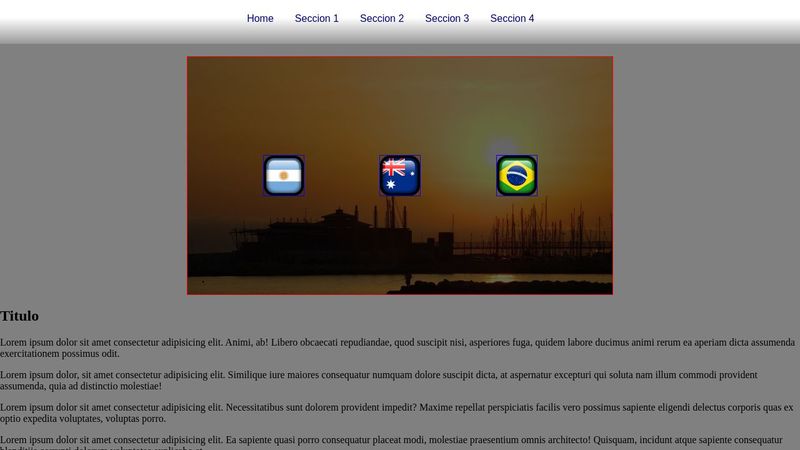 Menu sticky + transparent gradient + iframe form