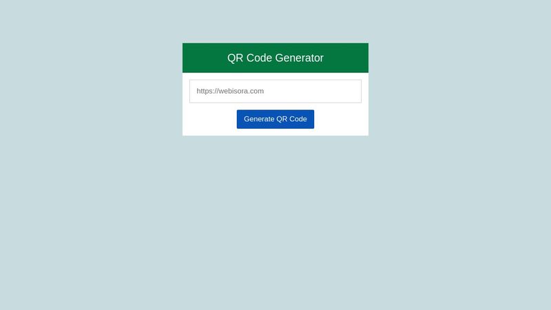 JavaScript QR Code Generator