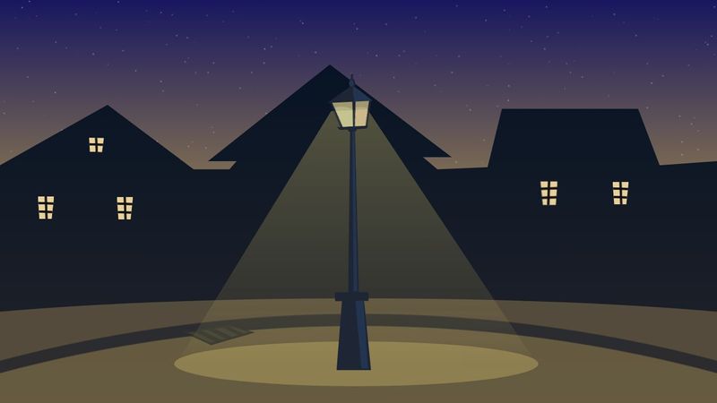 Interactive Street Lamp - CSS