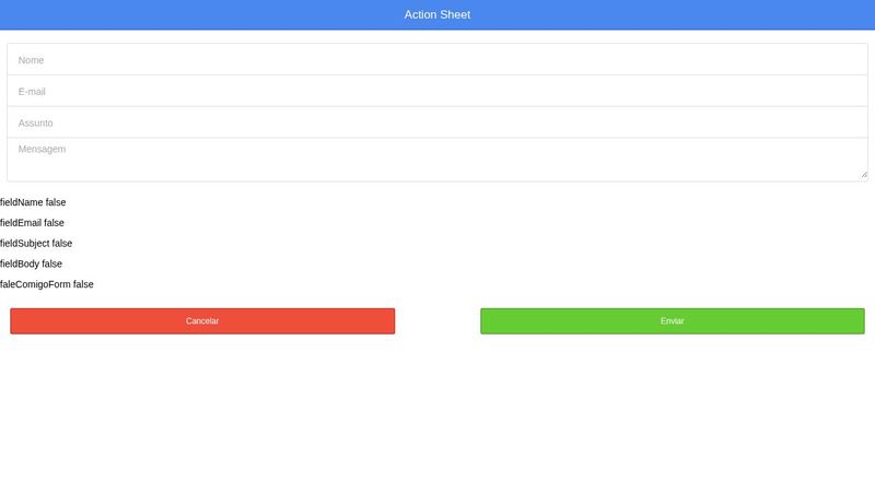 Ionic Form Validation