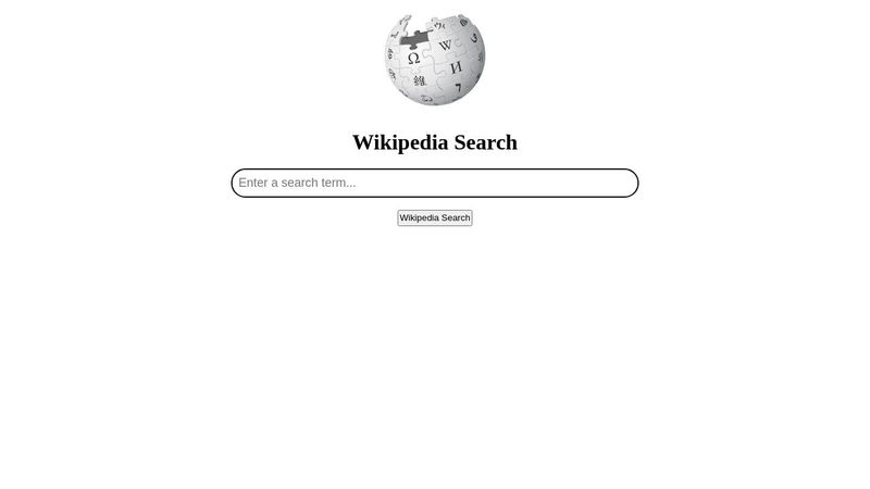 Wikipedia Search App