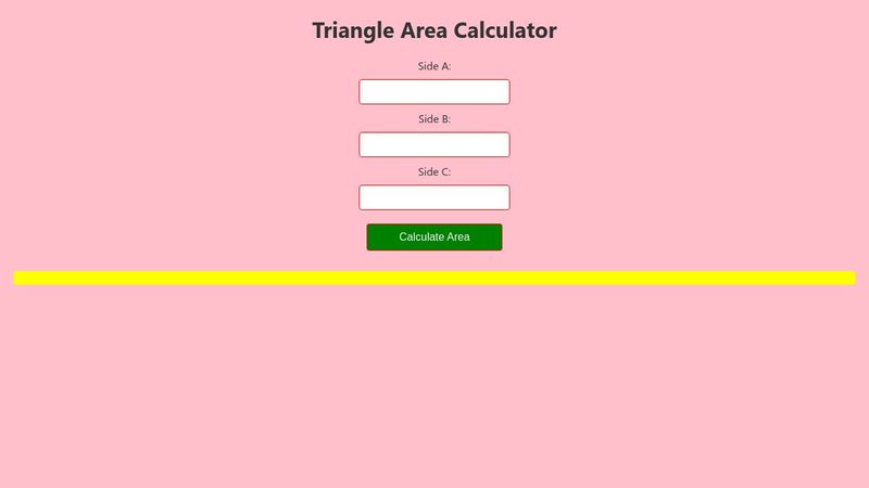 Triangle Area Calculator