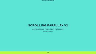 Parallax v2 - Overlapping Fixed Text Parallax, No JavaScript