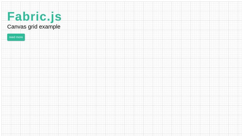 Fabric.js Grid