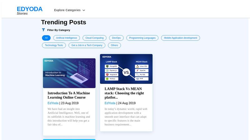 Edyoda Stories Replica Page