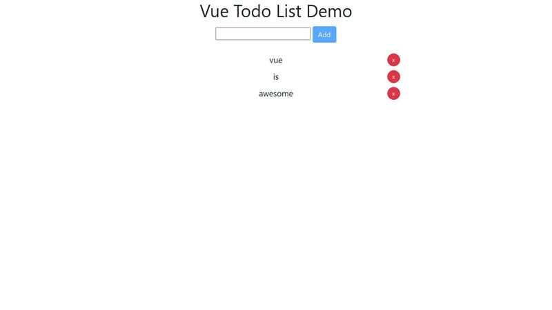 Vue Todo List Demo