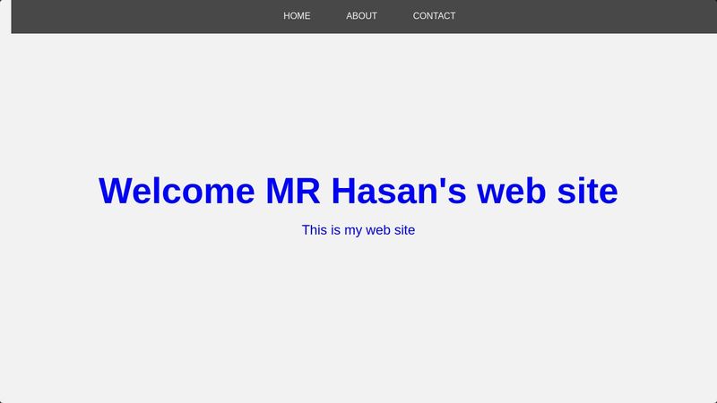 MR Hasan's web site