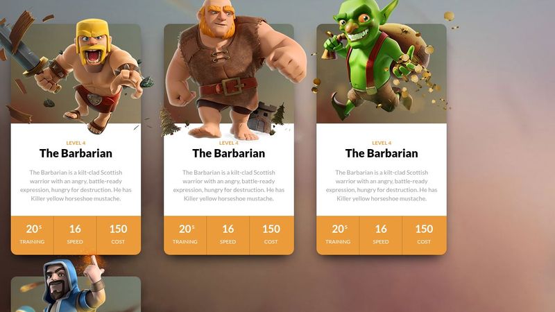 Clash of Clans Cards