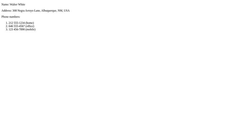 COMPSCI 719 Module 5 JSON example