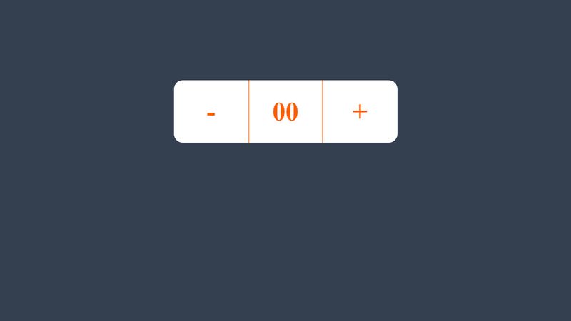 Increment And Decrement On Click Using Html Css And Js 9521