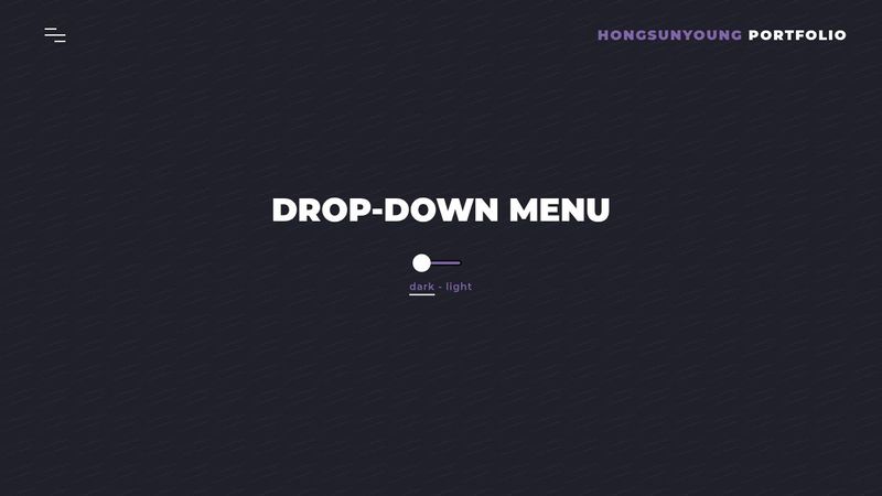 Drop-down menu