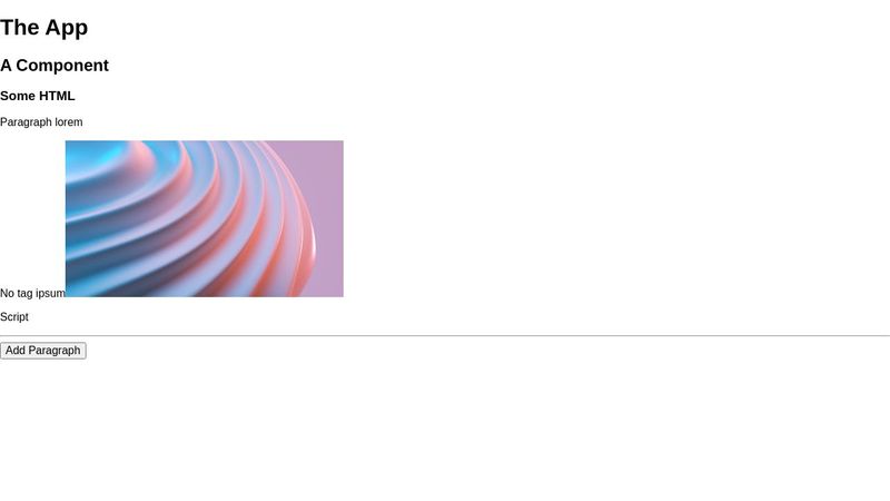 Vue 3 v-html component