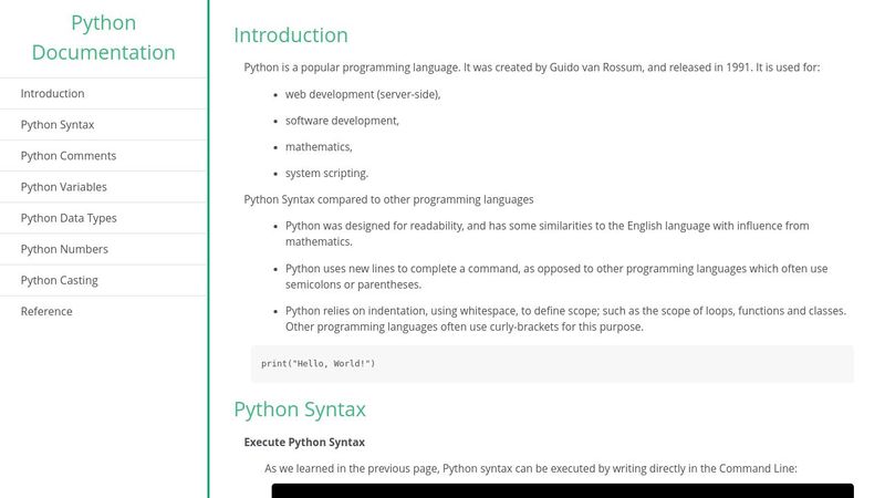 Build a Technical Documentation Page