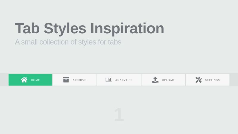Tab Styles Inspiration
