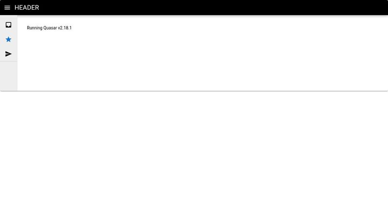 Quasar Framework v2 Playground