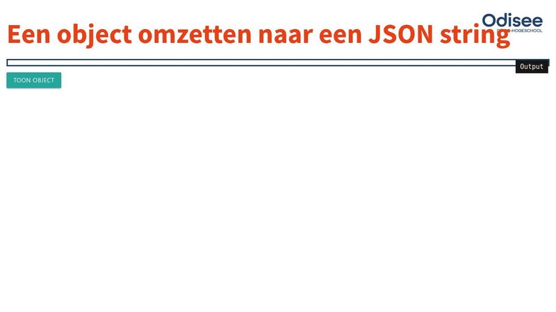 JSON stringify