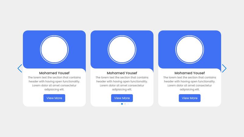 Responsive Card Slider