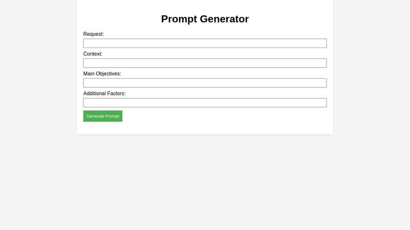 Prompt Generator