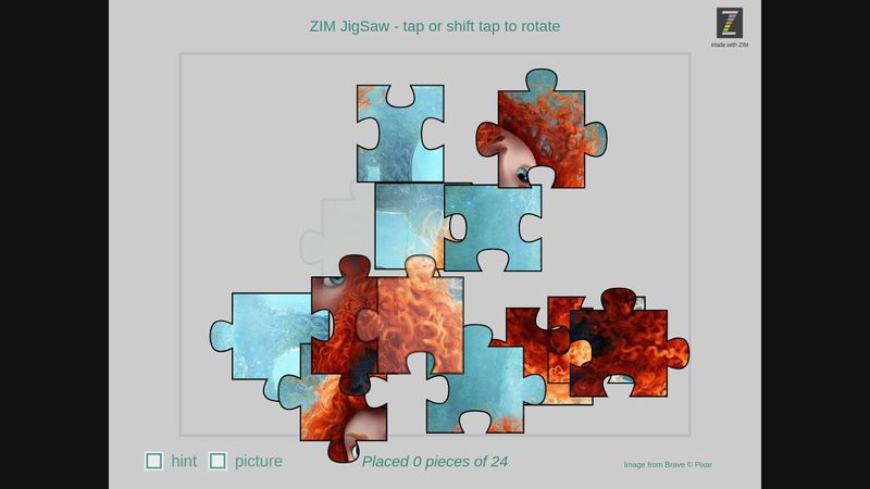 Jigsaw Puzzle - made with ZIM in one day less party time!